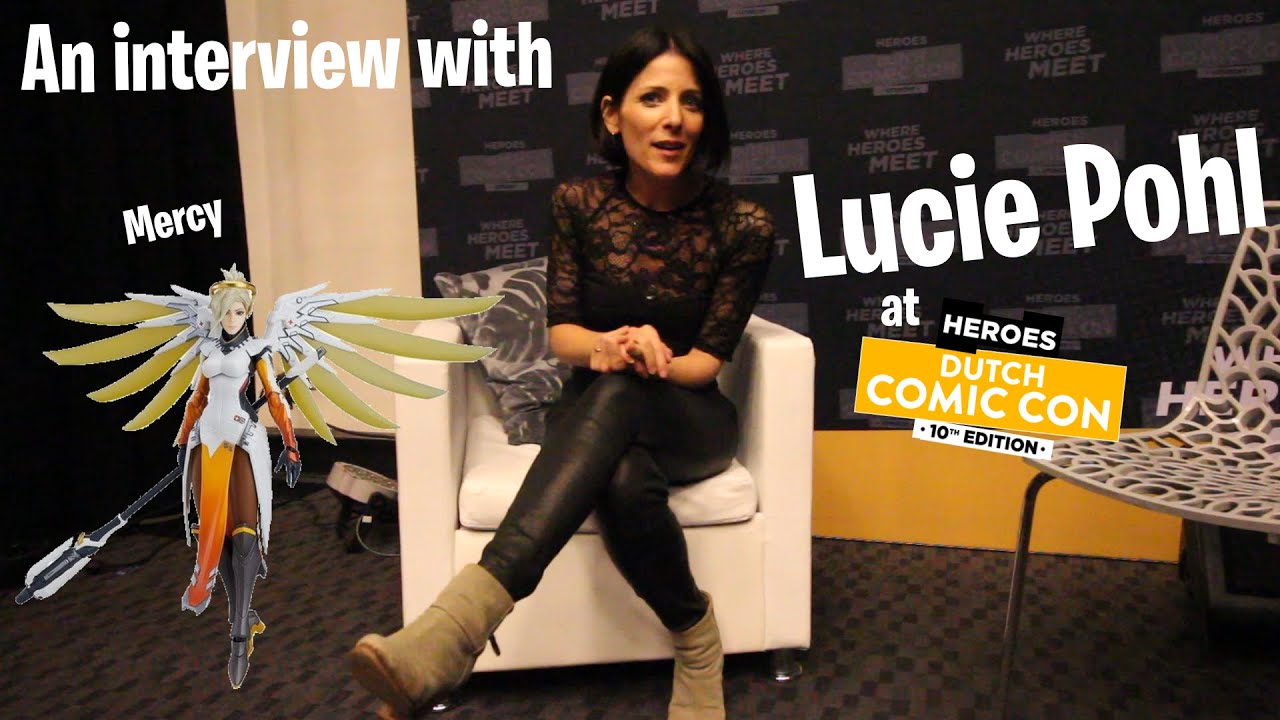 An interview with Lucie Pohl (Overwatch) at Dutch Comic Con 2022 - YouTube