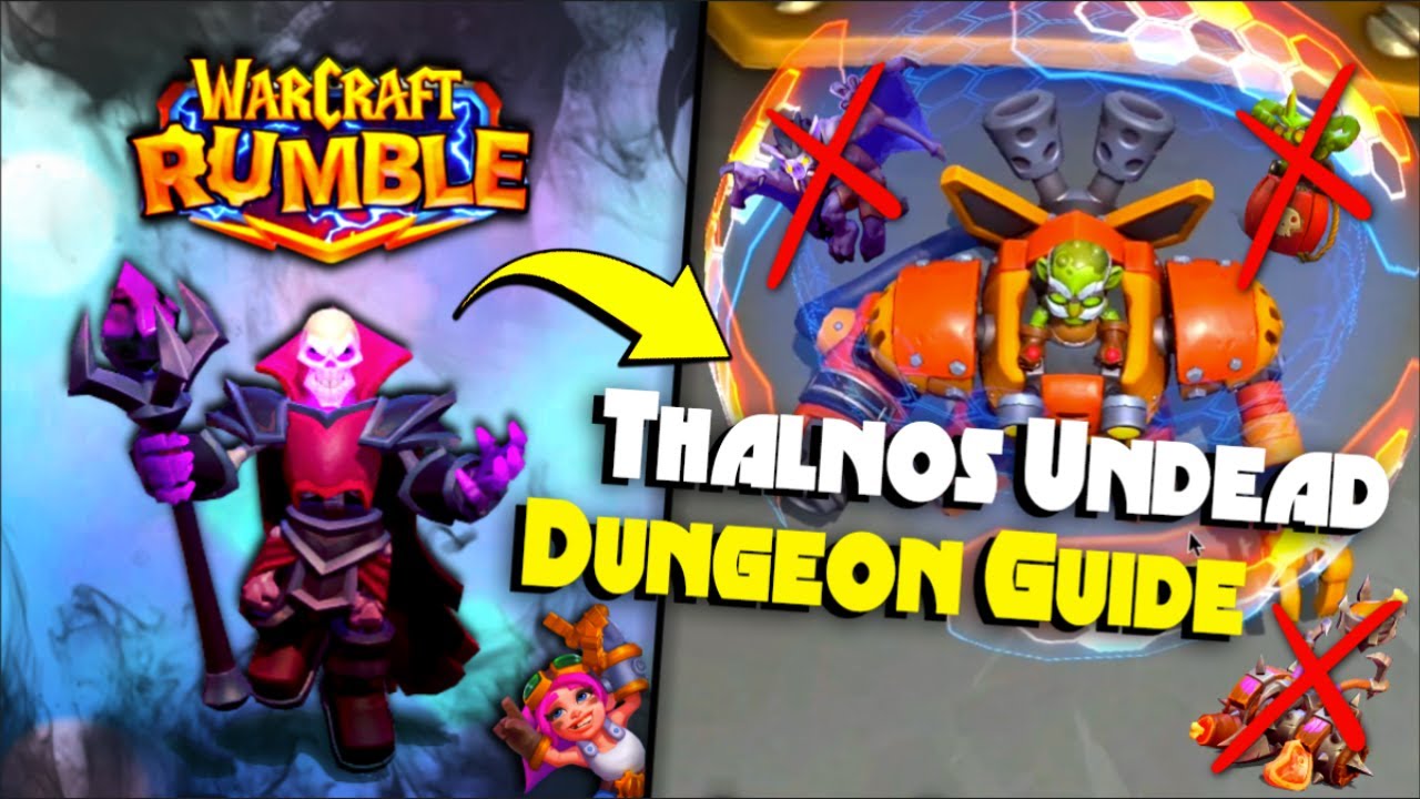 Undead Dungeon Bloodmage Thalnos [F2P] Guide - Warcraft Rumble - YouTube