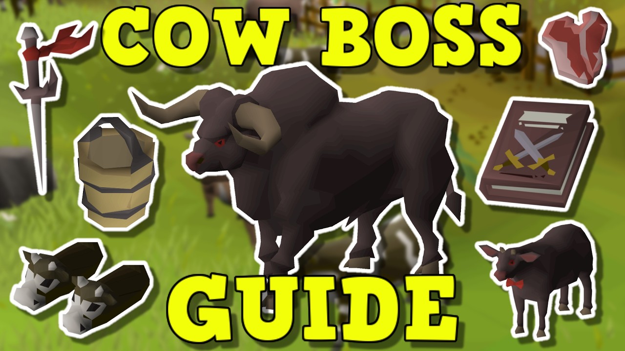 Ultimate Cow Boss Guide + Combat Achievements (OSRS) - YouTube