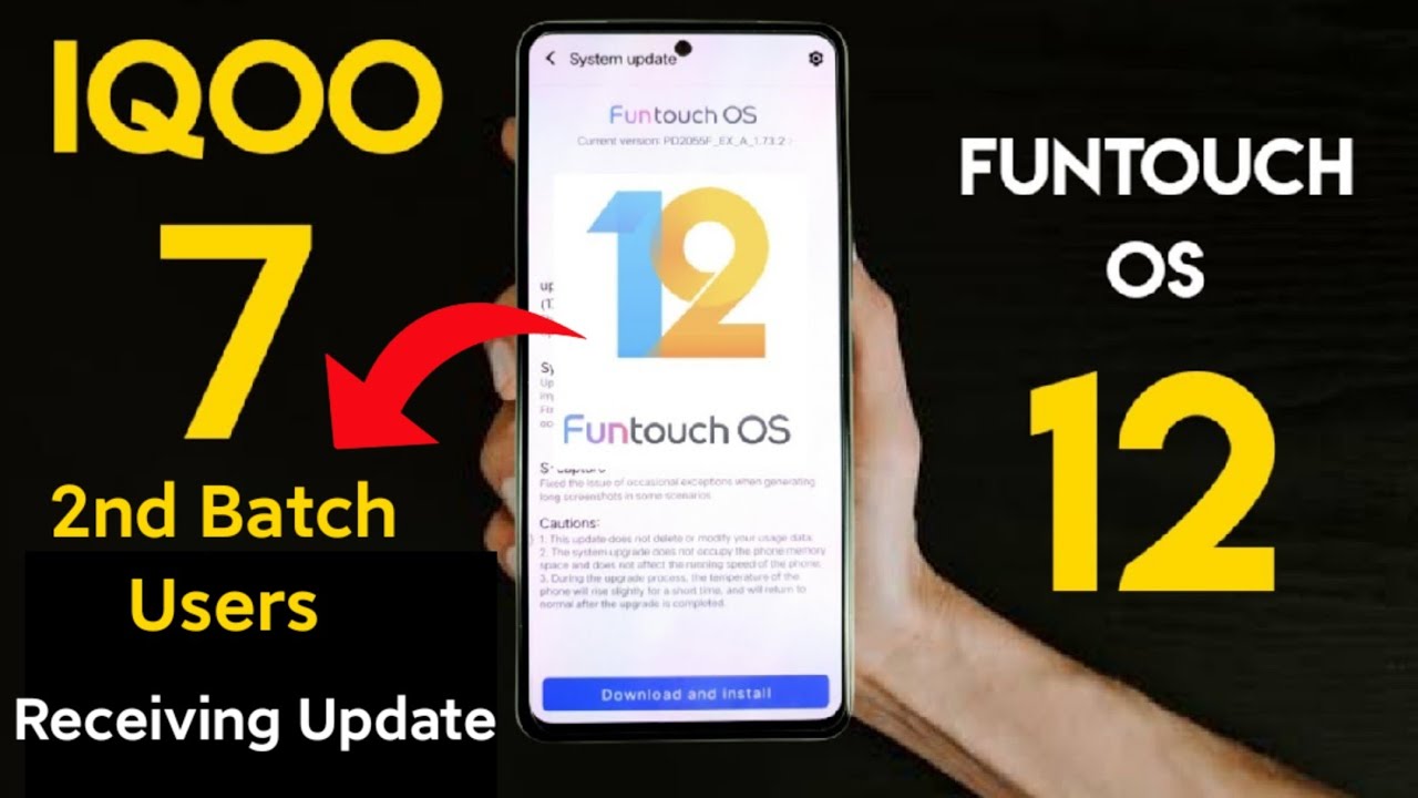 iQOO 7 FunTouch Ui 12 & Android 12 Update Received by Few Users Early ...