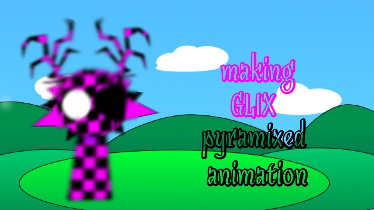Making glix pyramixed animation | in flipaclip - YouTube