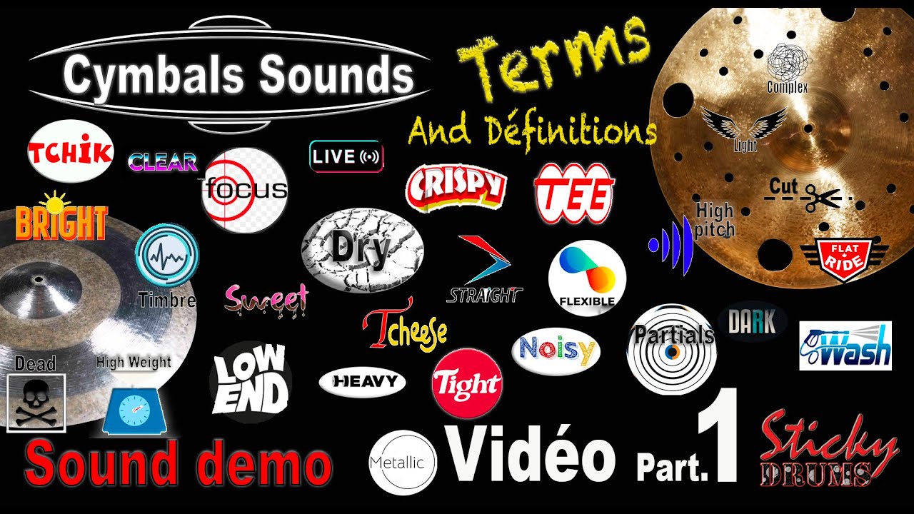 Cymbals sounds terms and definition1 - YouTube