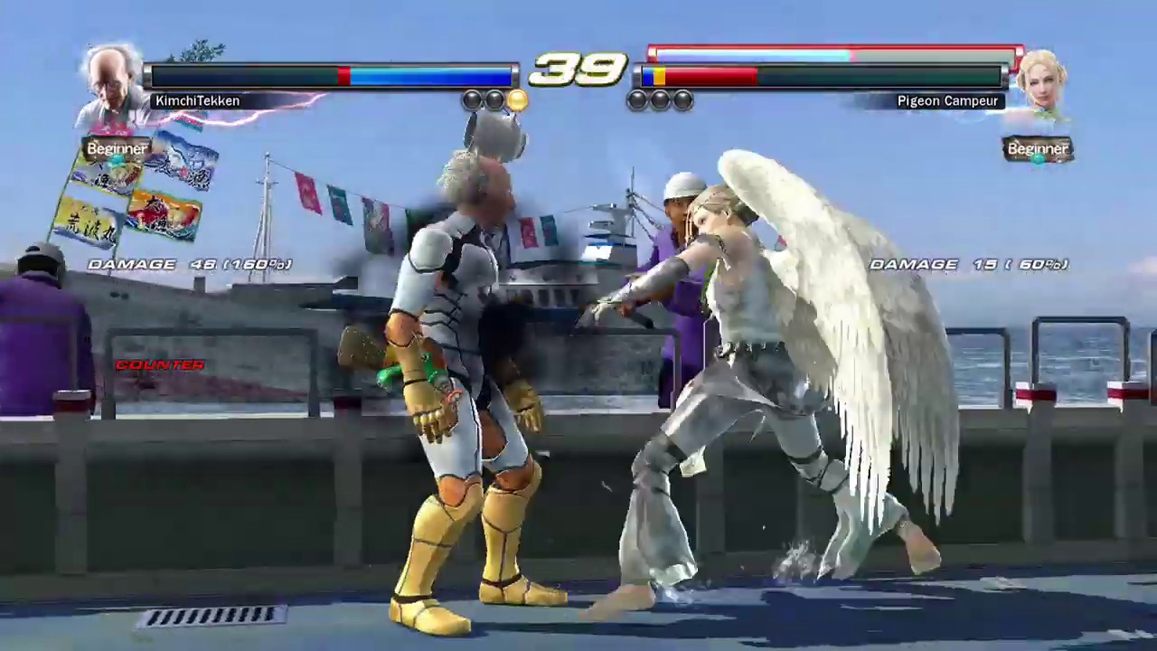 TEKKEN TAG TOURNAMENT 2 match - Dr. Bosconovitch vs. Ogre, Angel - YouTube