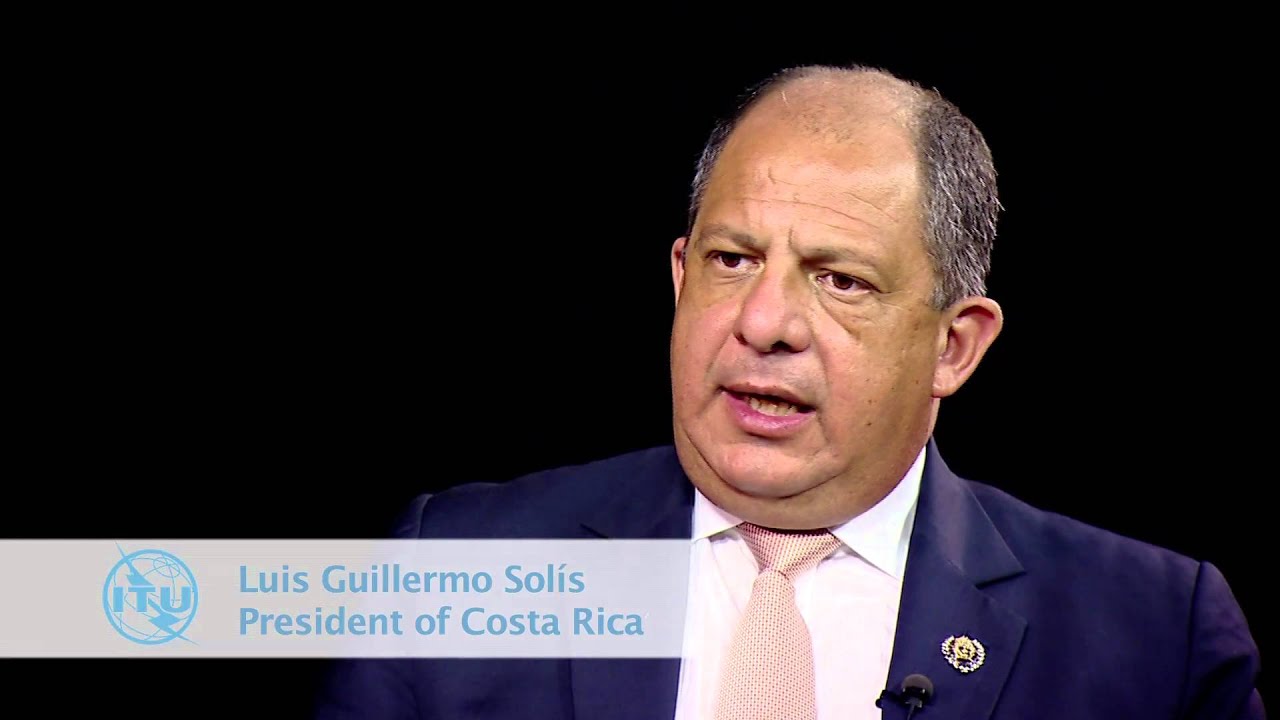 ITU INTERVIEW: H.E Luis Guillermo Solís, President of Costa Rica - YouTube