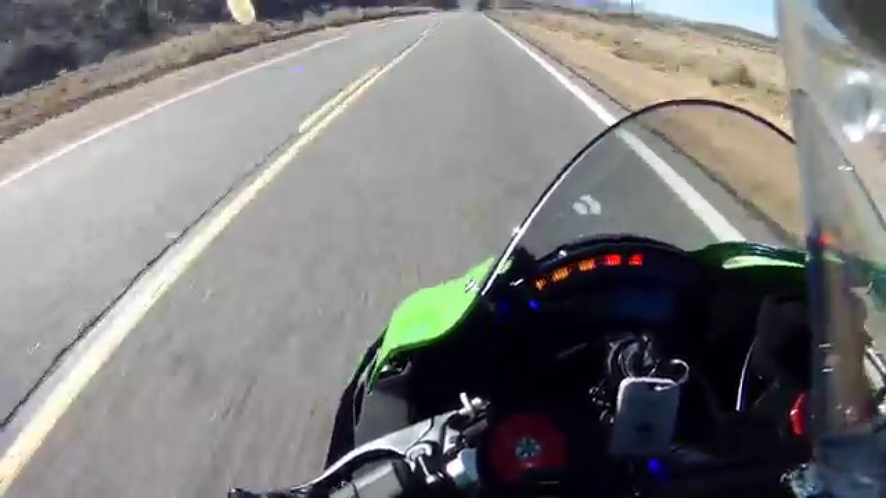 2016 Kawasaki Ninja ZX10R reveiw part 2 : RAW Top speed 179 MPH - YouTube