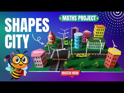 Maths Shape City: A Creative Construction • Maths Project for ...