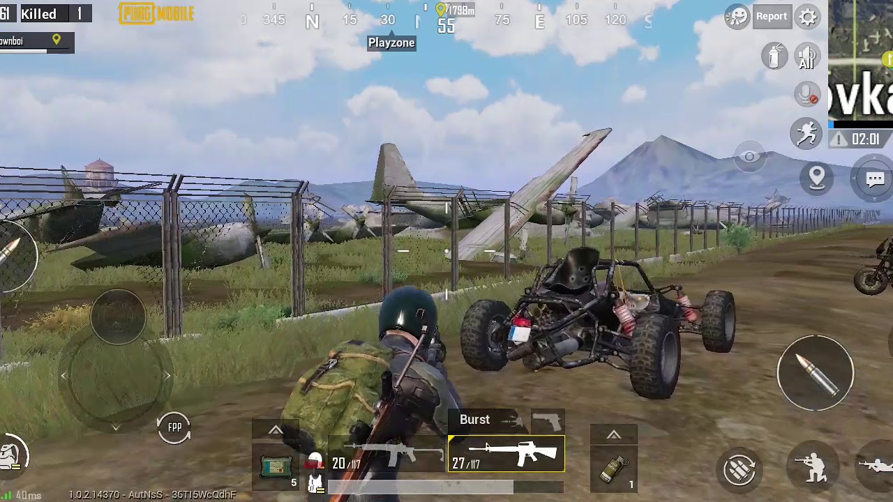 playing pg mobile - YouTube