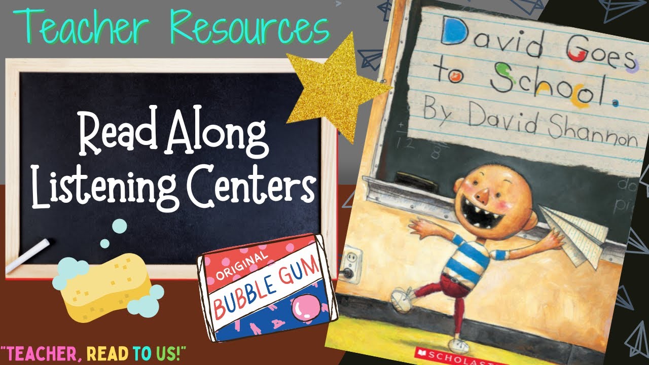 David Goes to School ️ Read Aloud & Read Along for Classroom Listening ...