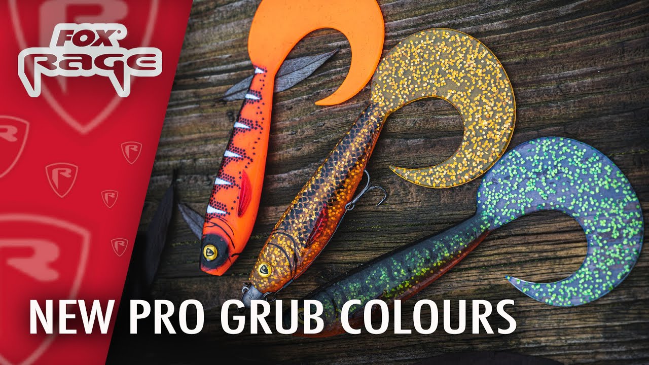 NEW PRO GRUB COLOURS | Amazing Curly Tail Pike Lure! - YouTube