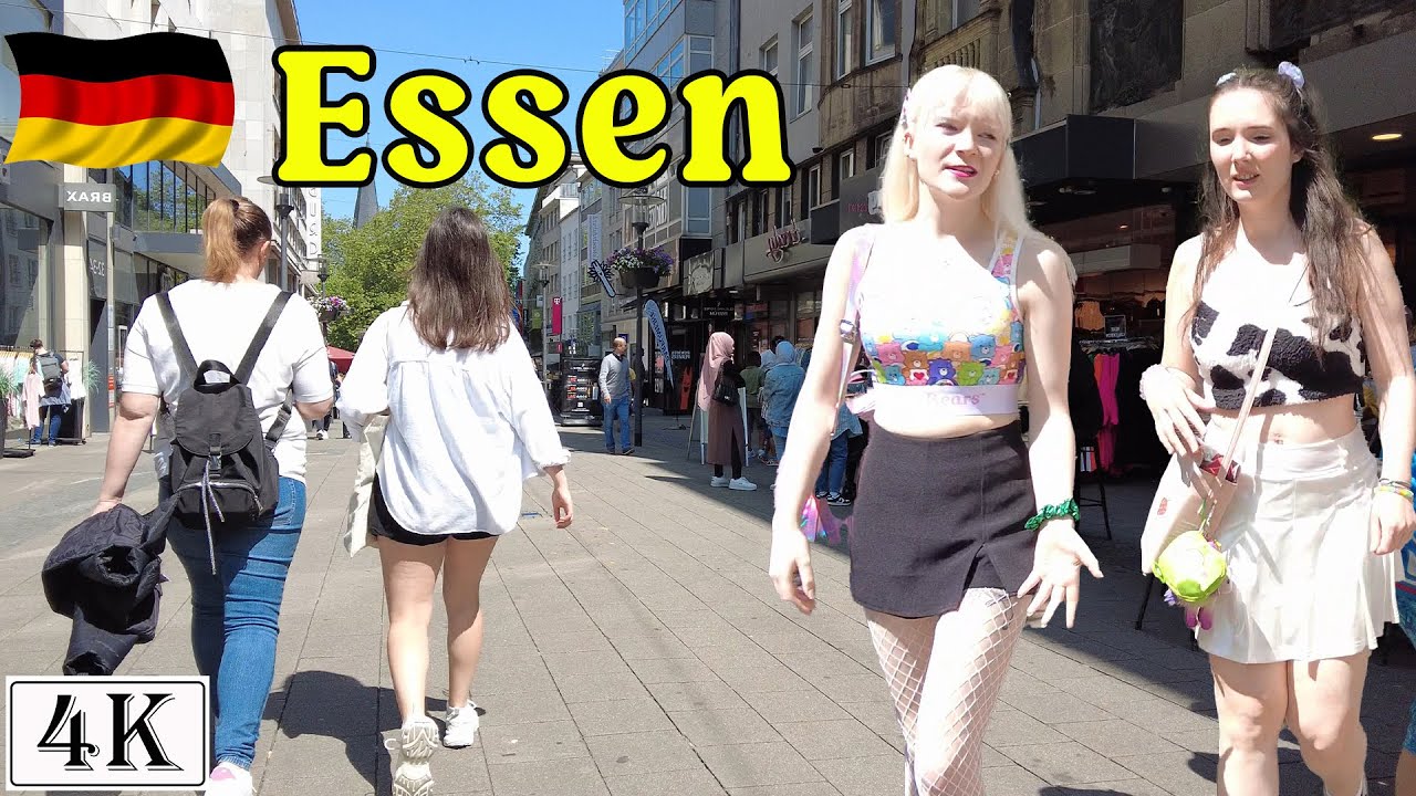 Walking in essen downtown, Germany 2023 - YouTube