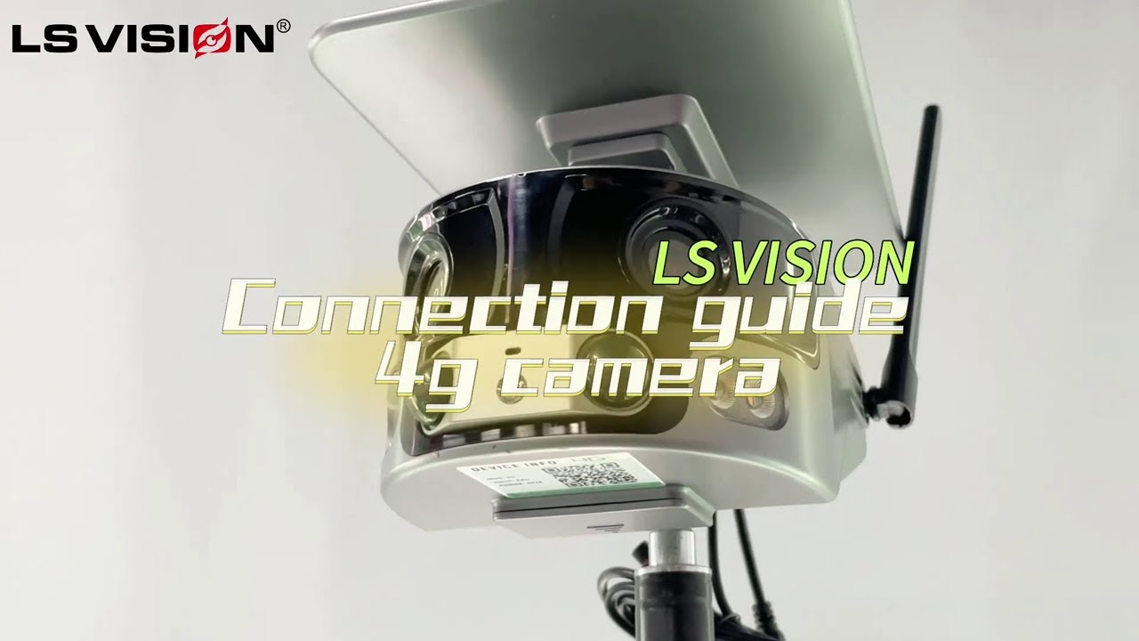LS VISION New Product Dual Lens 180 Degree Panoramic 4G Solar Camera ...