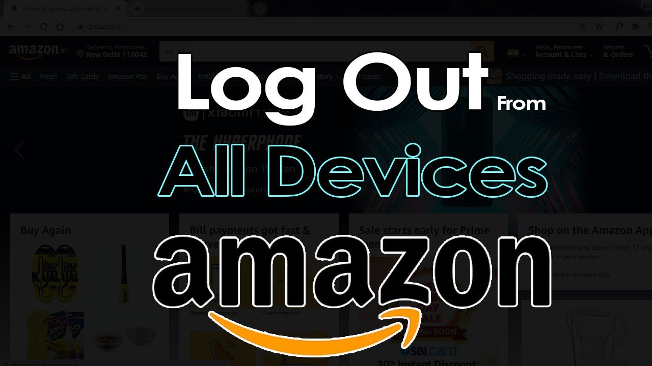 How to Log Out from All Devices on Amazon? - YouTube