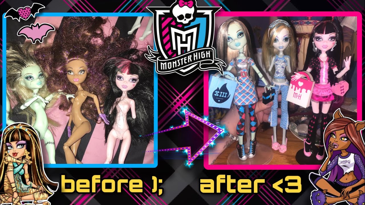 let’s try the googone method… hehe | MH doll makeovers - YouTube