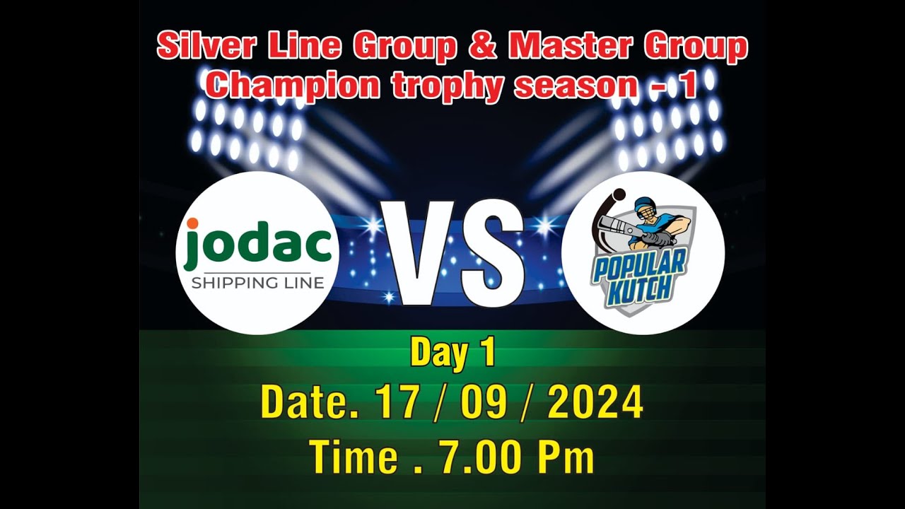 Jodac Shipping Line vs Popular Kutch || Silver Line Group and Master ...