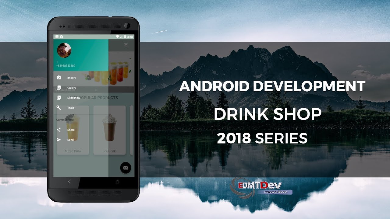 Android Development Tutorial - Drink Shop App part 13 Upload avatar ...