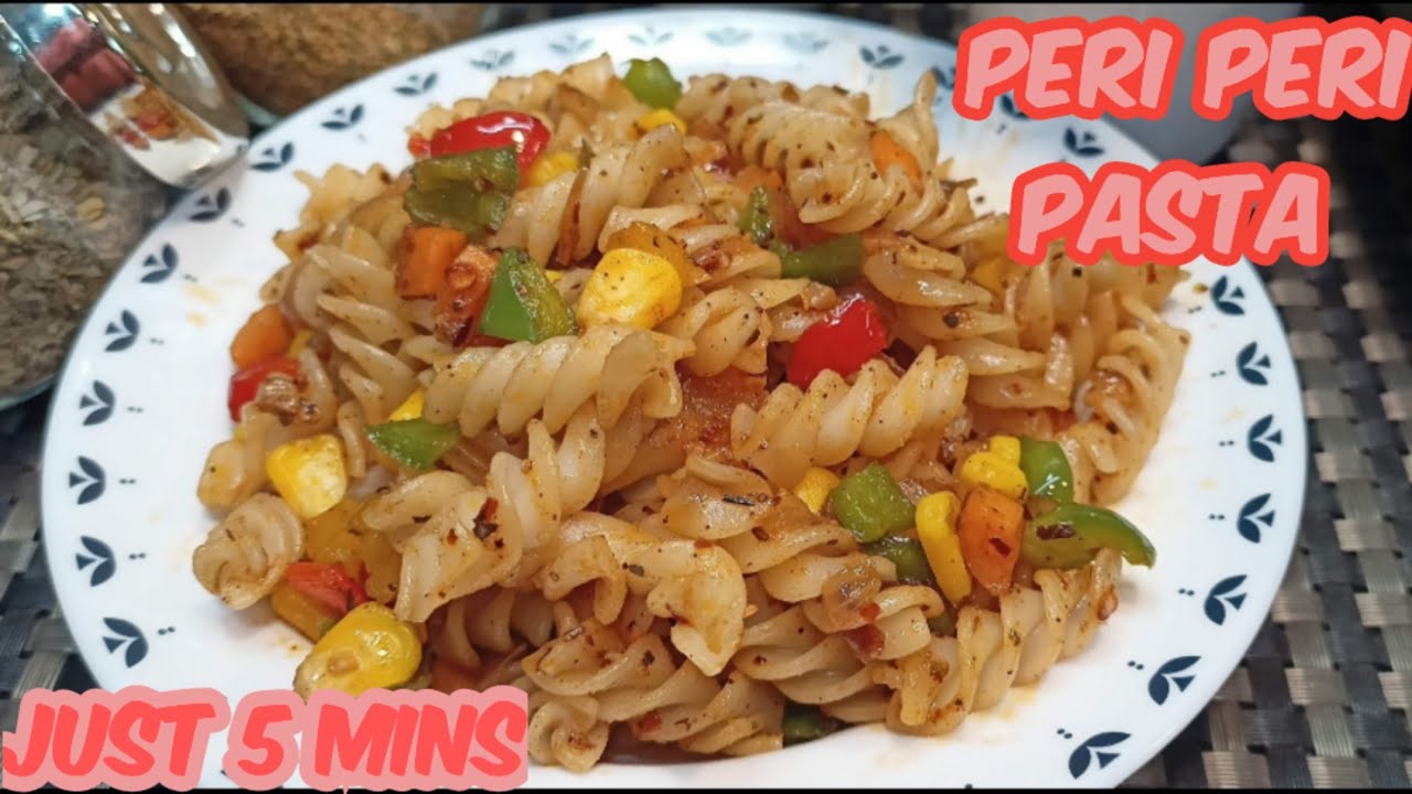 peri peri pasta recipe / pasta recipe / easy masala pasta ...