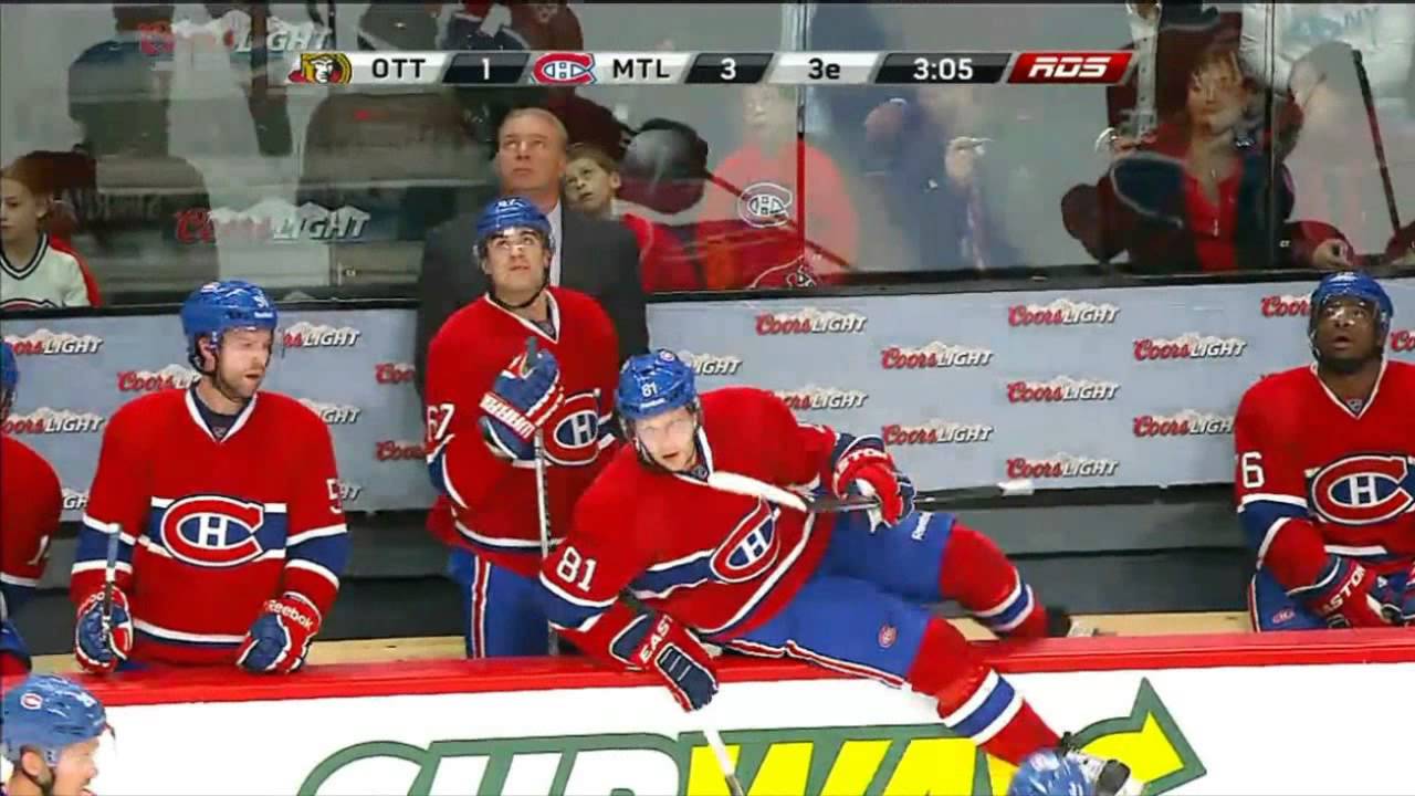 Matt Kassian vs Travis Moen fight Ottawa Senators vs Montreal Canadians ...