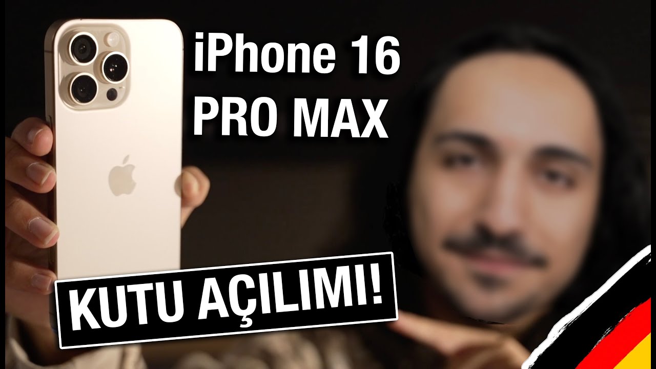 iPhone 16 Pro Max aldım ! kutu açılımı ve ilk izlenimler - YouTube
