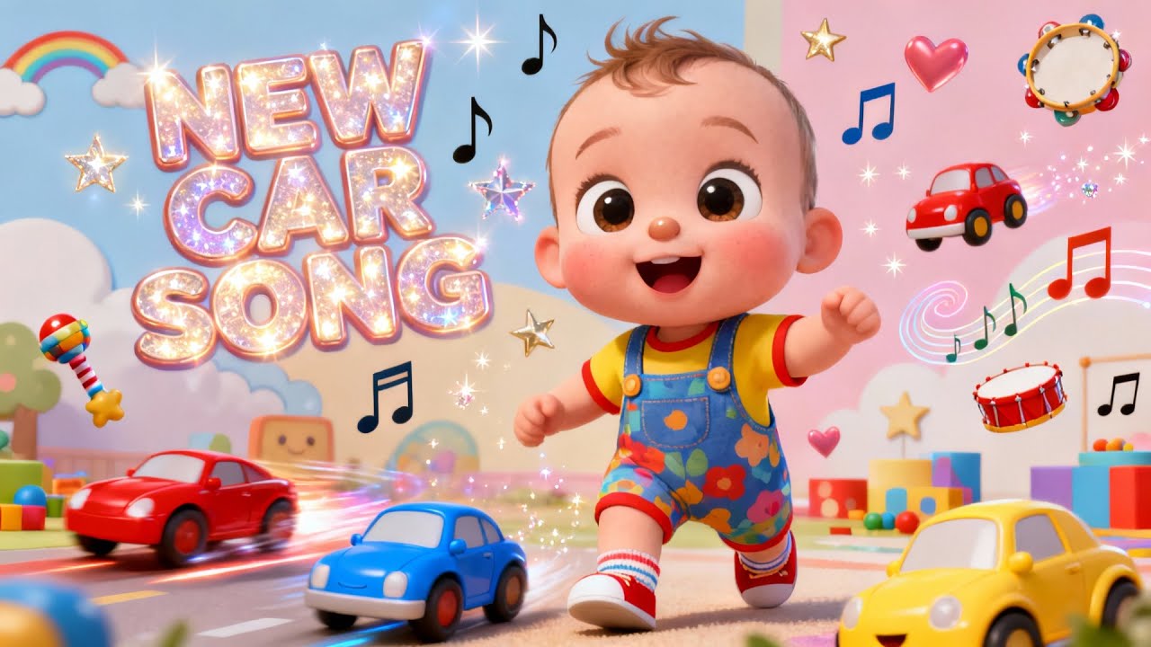Baby New Car "Song"|@JunglleBell Nursery Rhymes & kids Song - YouTube