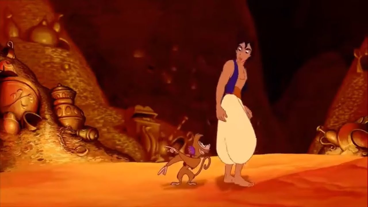 Scene for Aladdin tells (Any Villain) to Knock It Off - YouTube