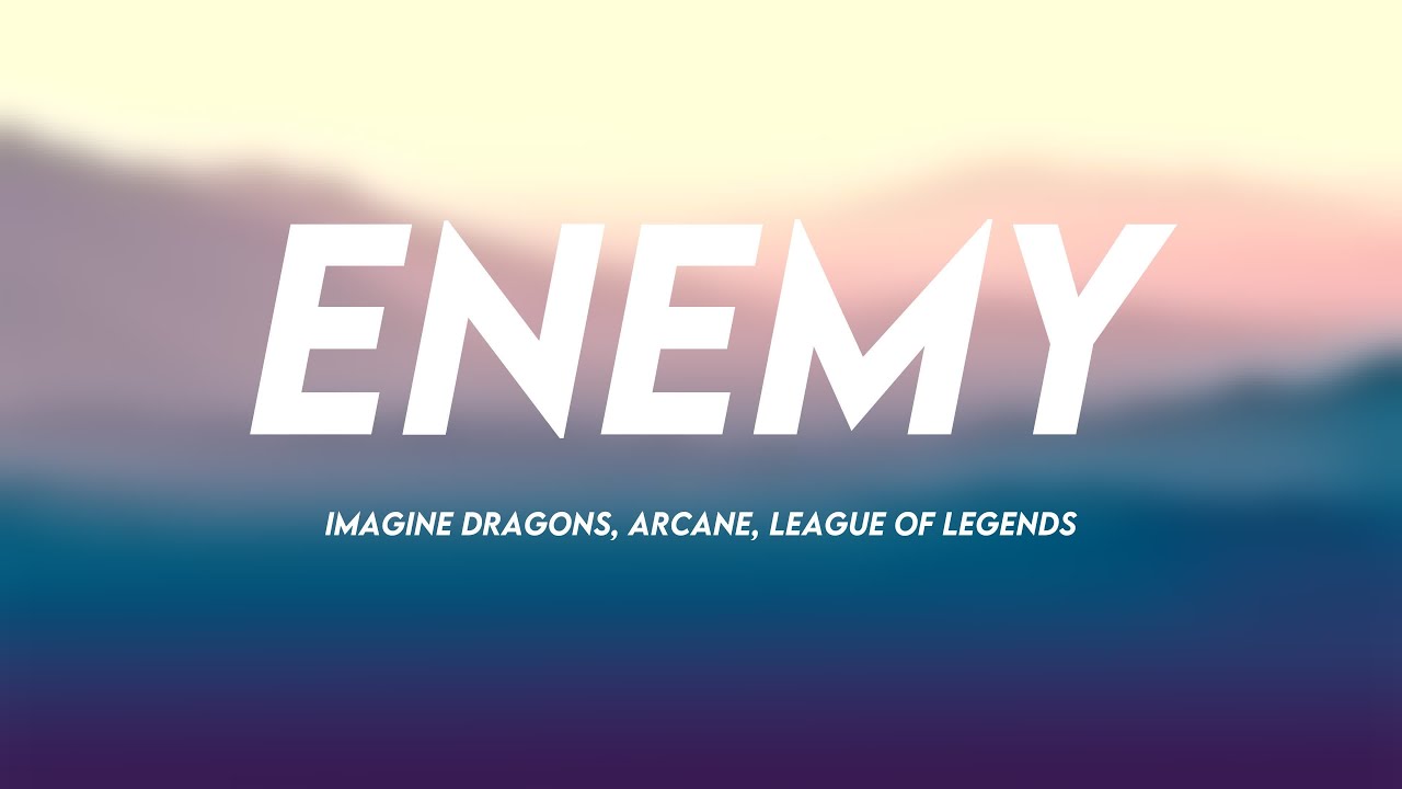 Enemy - Imagine Dragons, arcane, League Of Legends On-screen Lyrics 🎃 ...