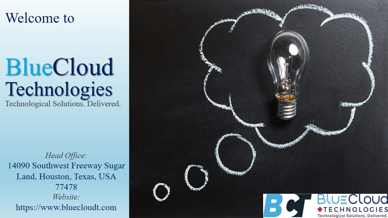 Cloud Computing- BlueCloud Technologies - YouTube