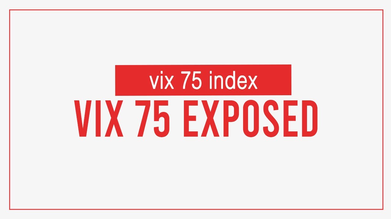 VIX 75 INDEX EXPOSED!!!, v75 - YouTube