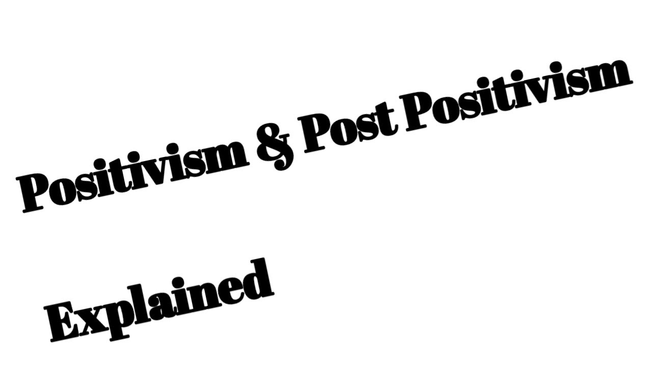 Positivism & Post Positivism Paradigm in Research - YouTube