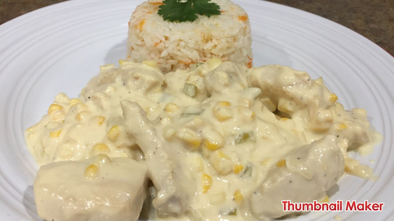 PECHUGA DE POLLO EN CREMA - YouTube