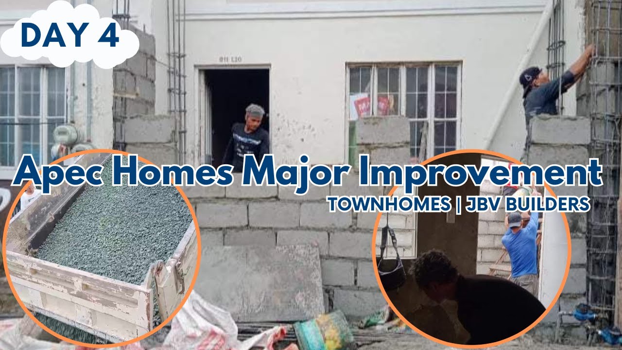 Apec Homes Major Improvement Townhomes | DAY 4 - YouTube