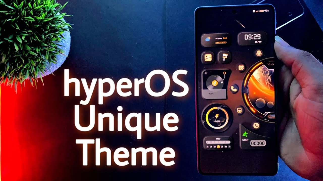 HyperOS Unique Theme For Any Xiaomi Devices | New Lock Screen Ui | # ...