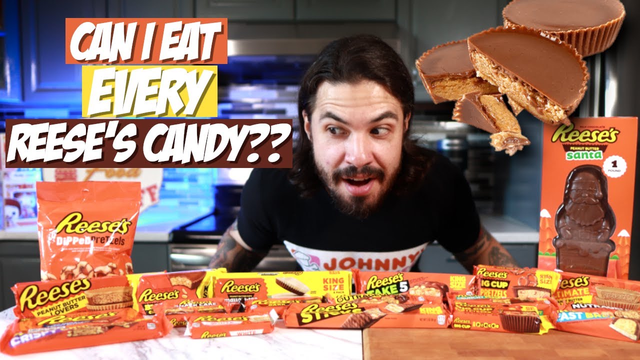 Ultimate Reese's Food Challenge!!! Trying EVERY Reese's Product I Can ...