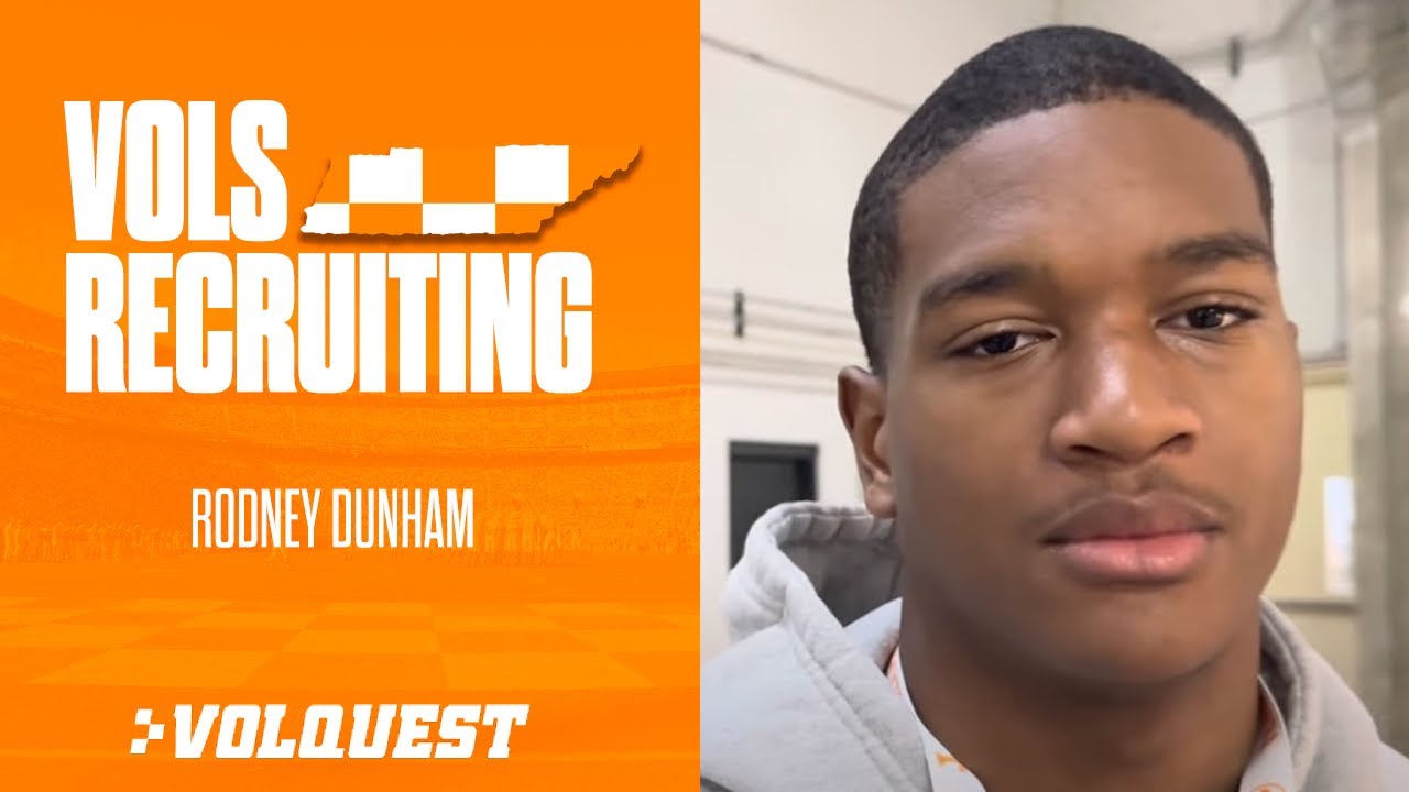 4-star Edge Rodney Dunham talks Tennessee visit for January Junior Day ...