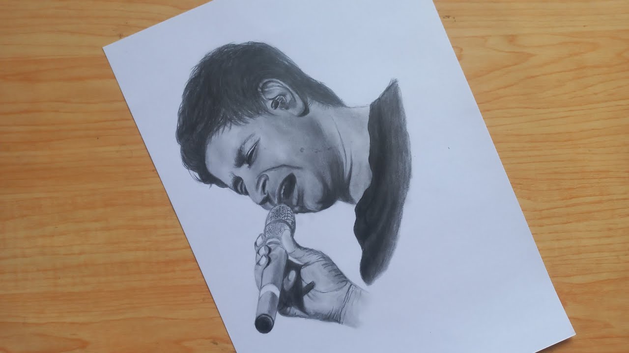 kk rip sketch | kk drawing | kk pencil sketch step by step - YouTube