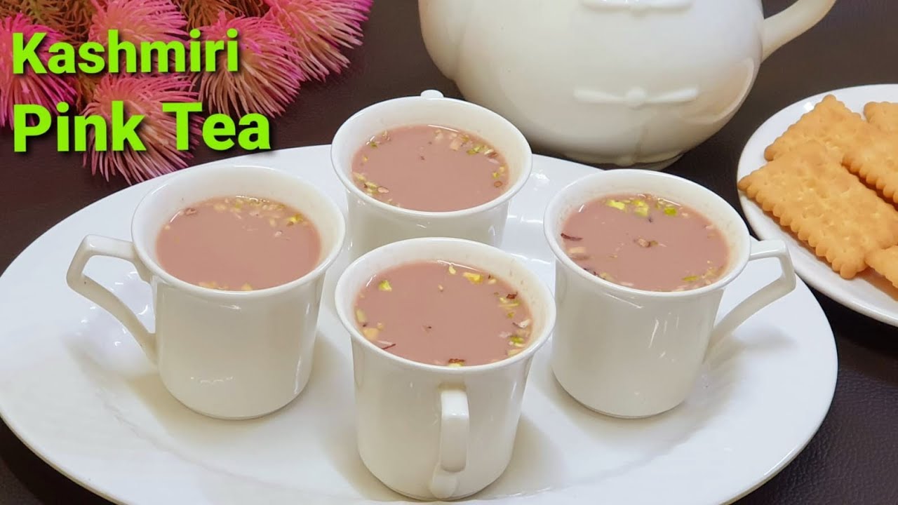 Kashmiri pink tea Recipe | pink chai Recipe | Gulabi chai Recipe | pink ...