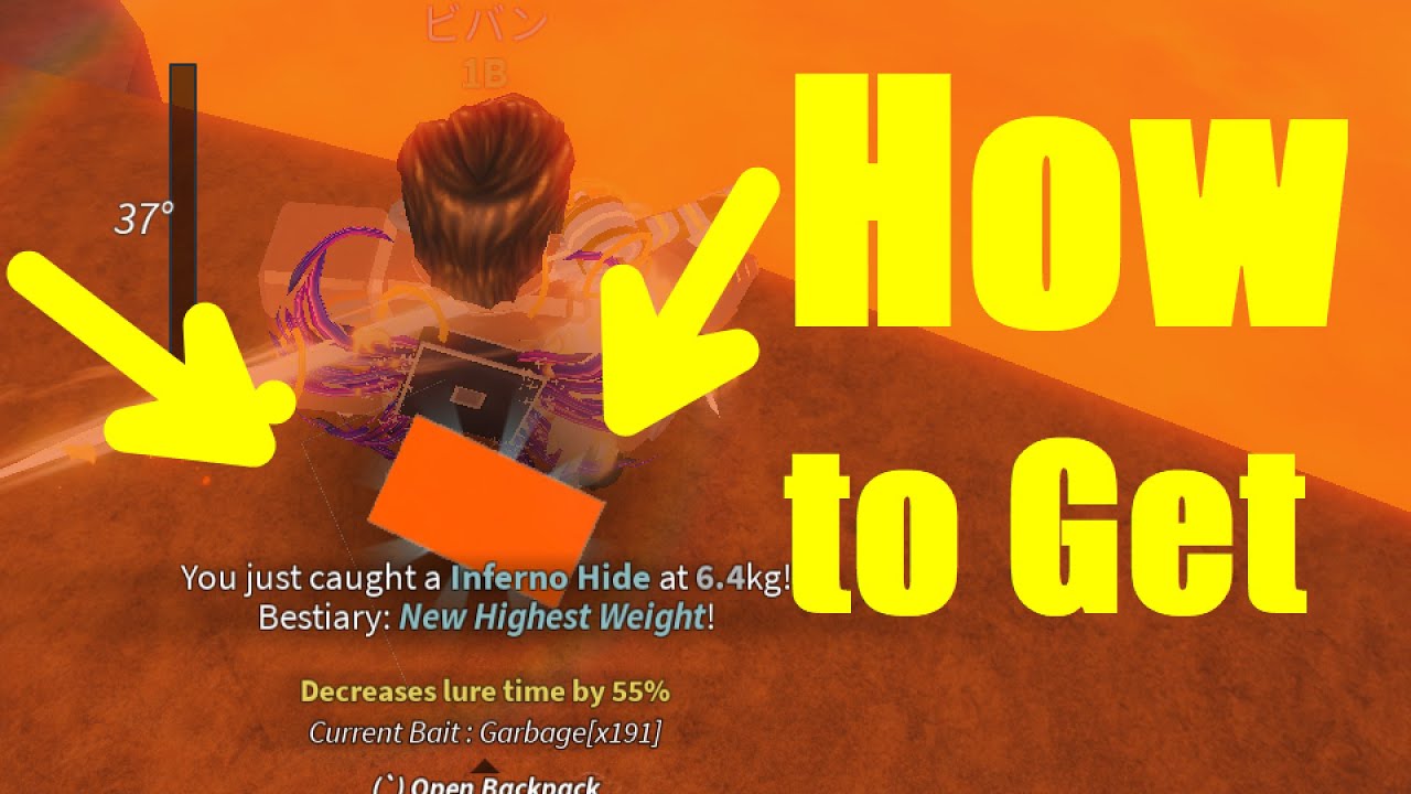 Roblox Fisch Inferno Hide Guide | How to Get Inferno Hide in Fisch ...