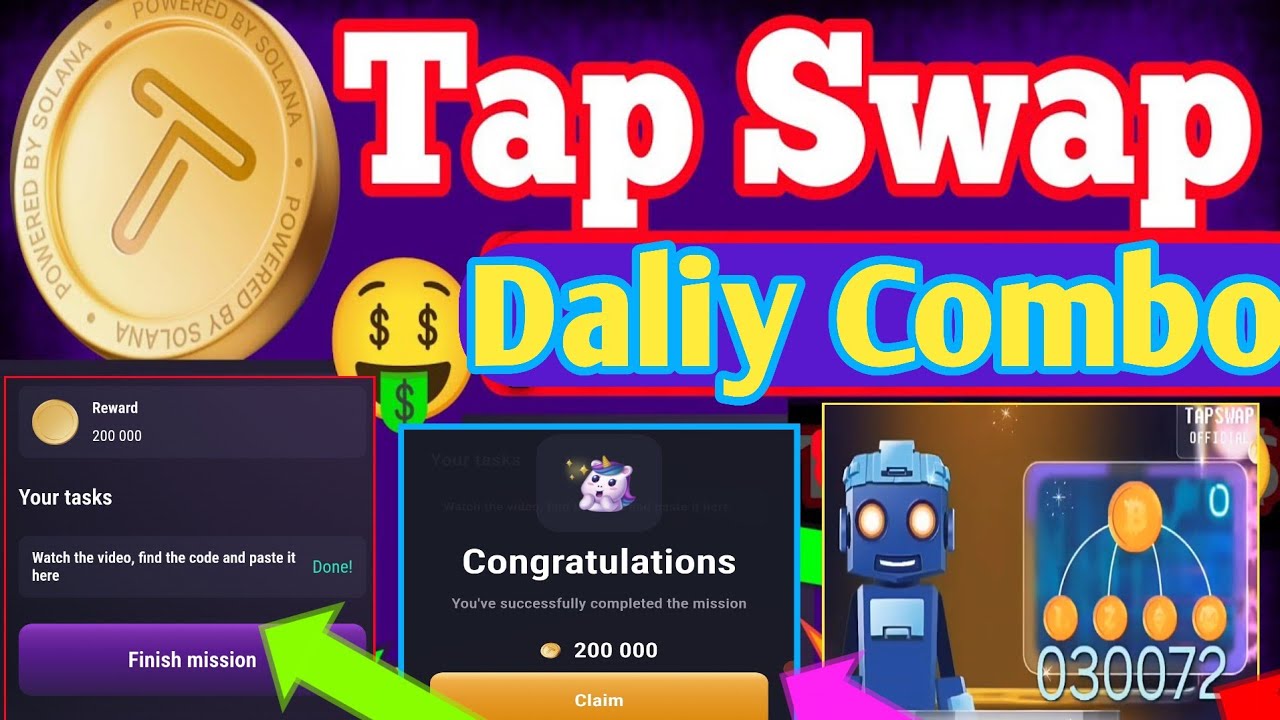#tapswap code || today tapswap code today || tapswap code today 4 july ...