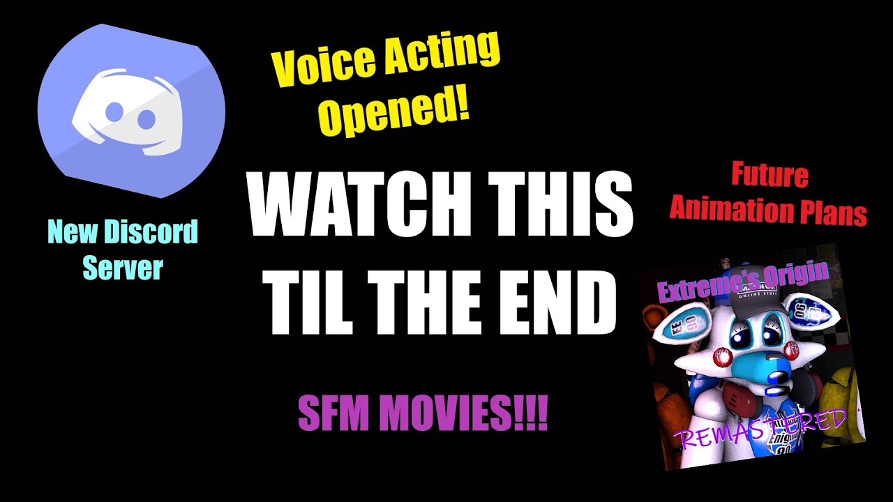 New Discord Server, Voice Acting, & Future Plans! (WATCH TIL THE END ...
