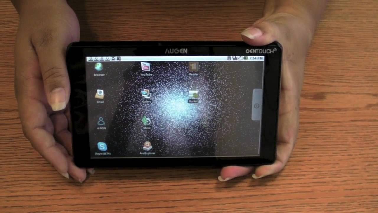 Augen Gentech 7-inch Android Tablet Hands-On - YouTube