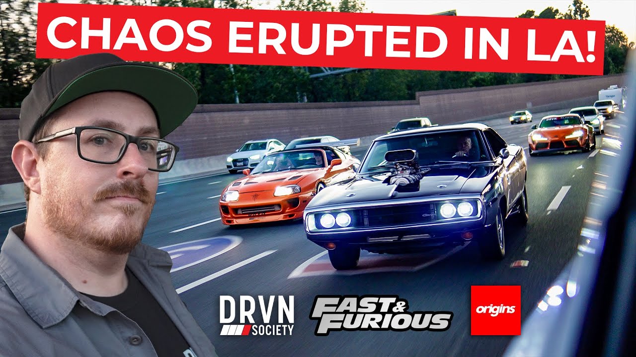 CHAOS ERUPTED When We Took Our Fast & Furious Cars to an LA Car Meet ...