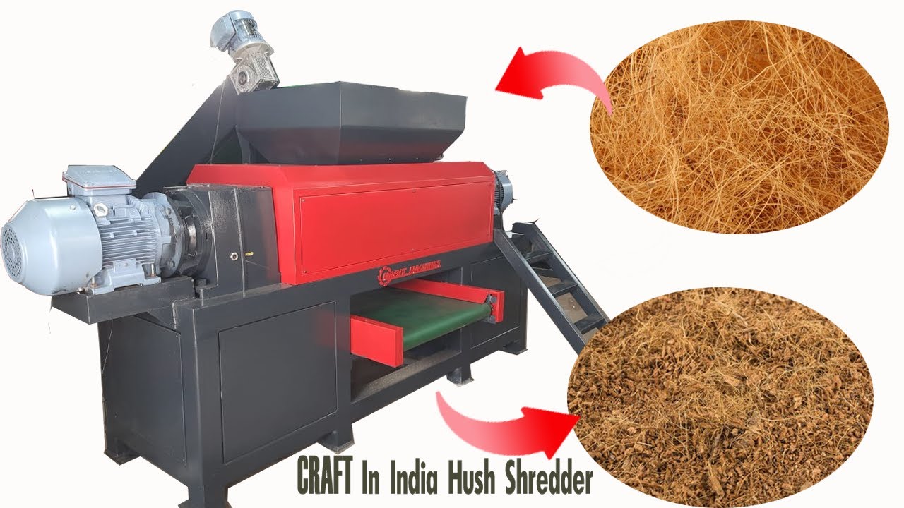 Coconut Hush & Coir Shredder machine, Contact: 9865152114 - YouTube