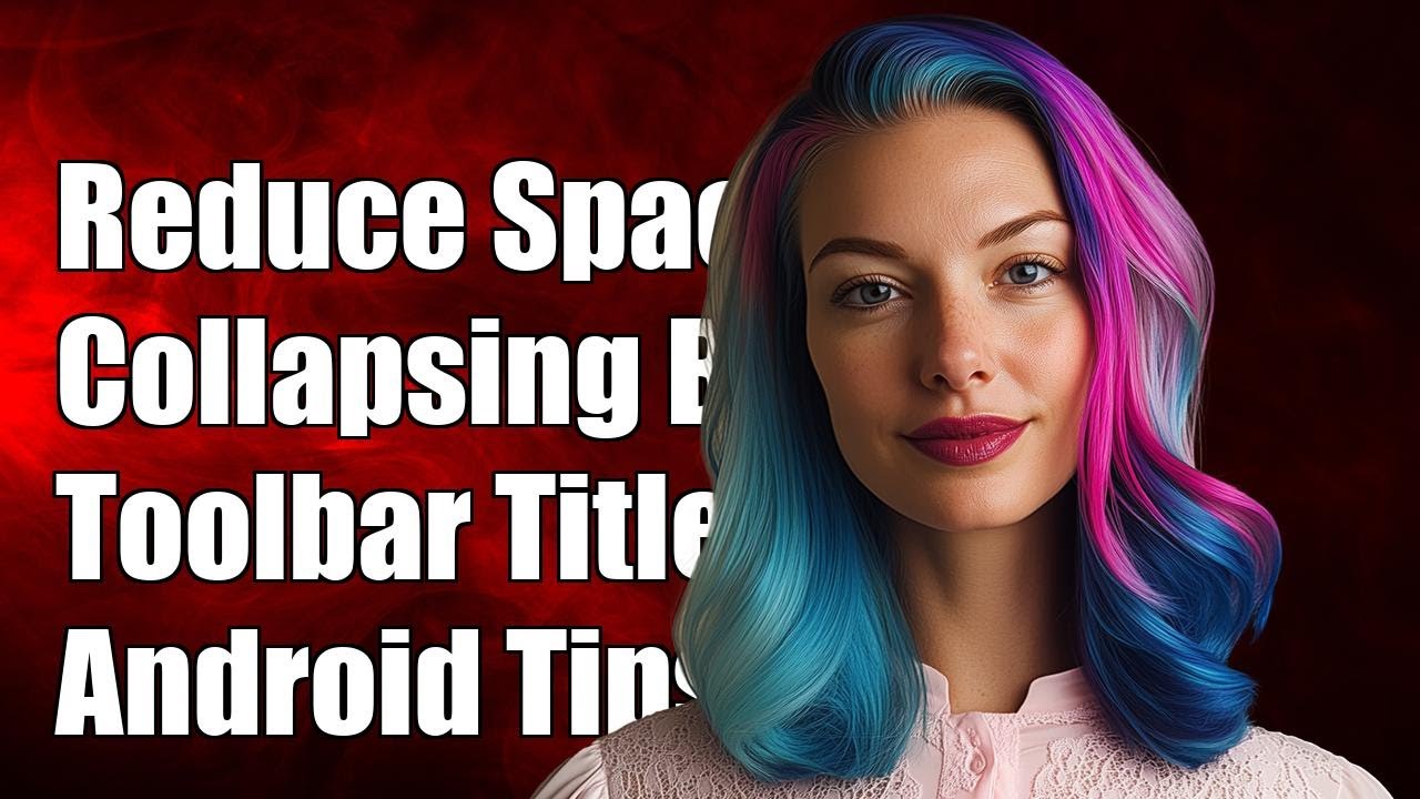 Reduce Left and Bottom Space in Collapsing Action Bar Toolbar Title Android - YouTube