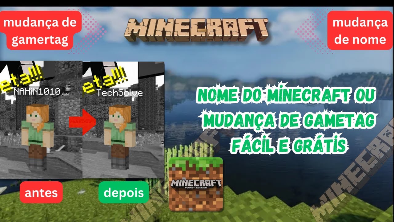 Como alterar o nome do Minecraft | Mudança de nome do Minecraft 1.21 ...