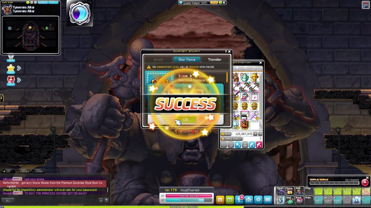 Maplestory Reboot Emblem and Sengoku Badge cubing - YouTube