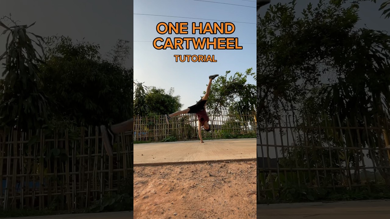 One Hand Cartwheel #tricking #freerunning #workout #hopperblog # ...