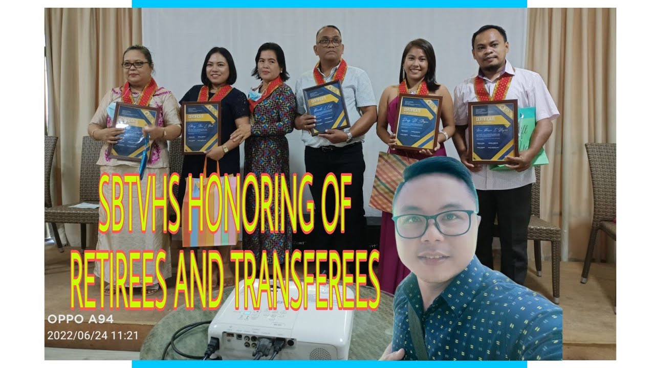 HOW SBTVHS CONDUCTED HONORING OF RETIREES AND TRANSFEREES #united # ...