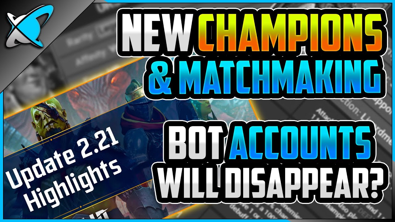 NEW CHAMPIONS... NEW *ARENA* MATCHMAKING !? | Bot Accounts Will ...