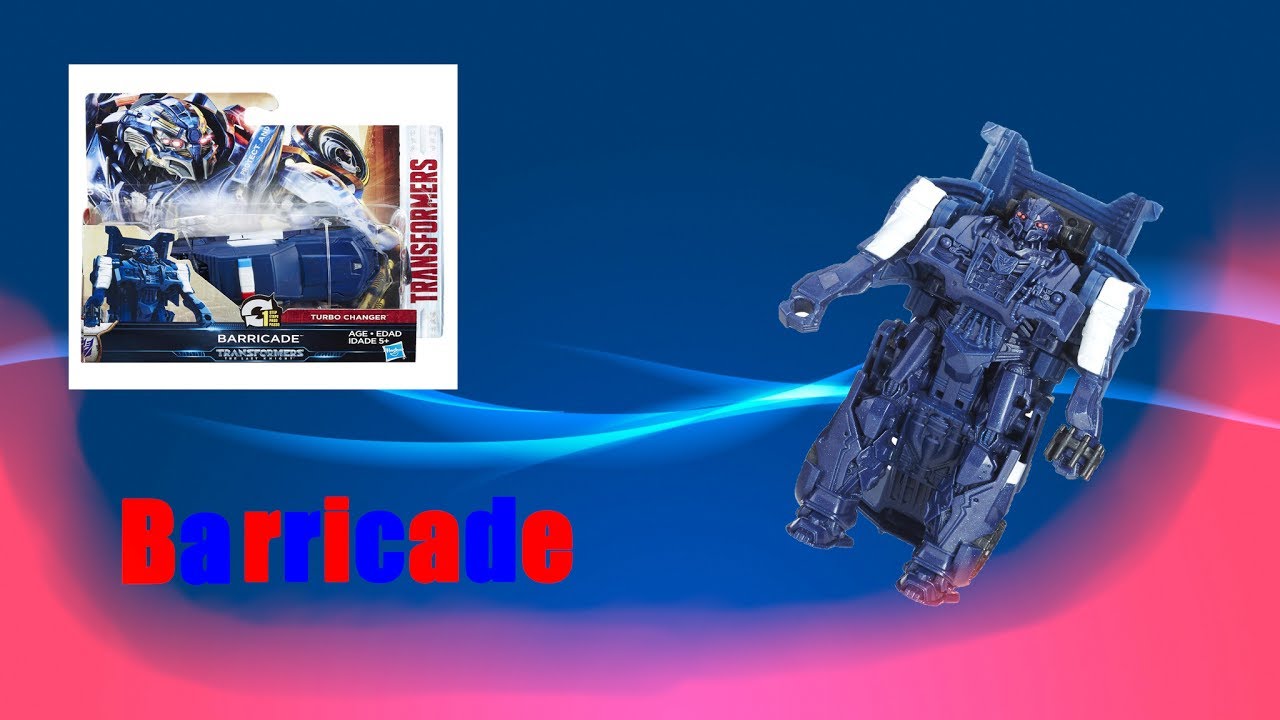 Transformers TLK 1 Step Barricade | Unboxing - YouTube