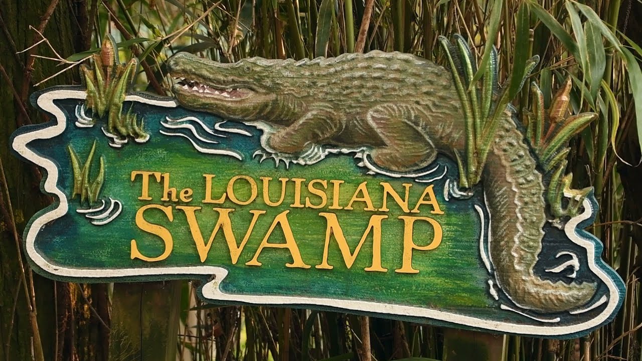 The Swamp Exhibit at the Audubon Zoo - YouTube