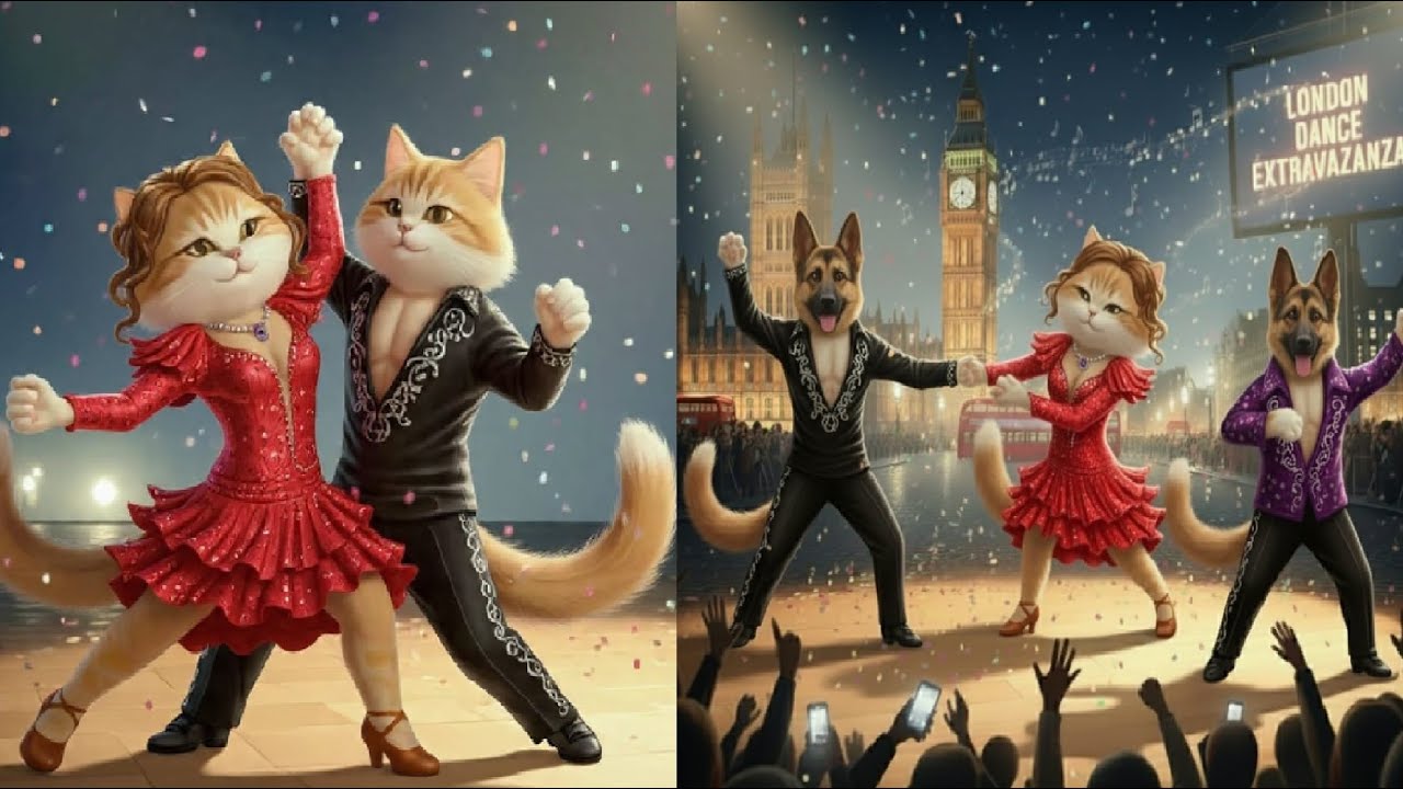 Funny Cats and Dogs at London Show - YouTube